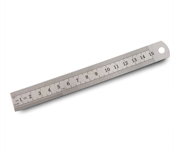 Stainless Ruler for Measuring Nails | LuvNailz